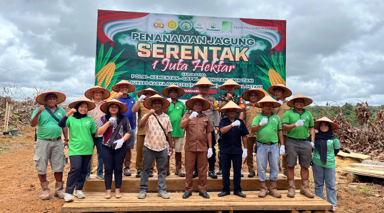 Polsek Permata Kecubung dan PT SKM Dukung Program Ketahanan Pangan ...