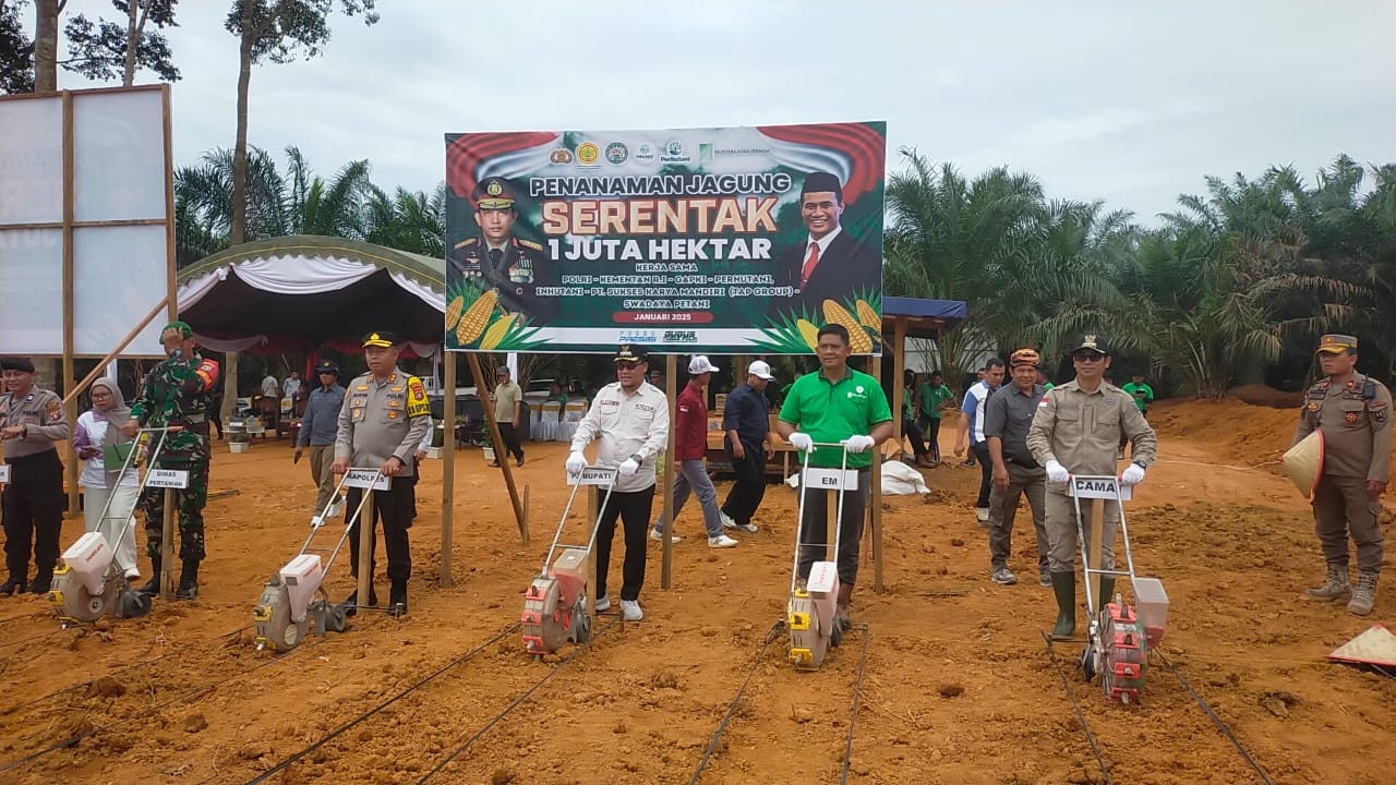 Sinergitas Polres Sukamara Bersama PT SKM Dalam Wujud Swasembada Pangan ...